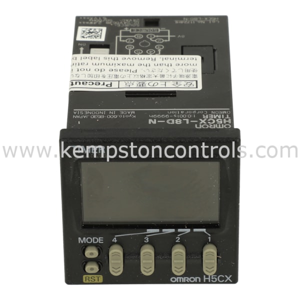 Omron H5CX-L8D-N OMRON TIMER, PLUG-IN 8-PIN, DIN 48X48MM, 4 PRESET & 4 ACTUAL TIME DIGITS, MULTI ...