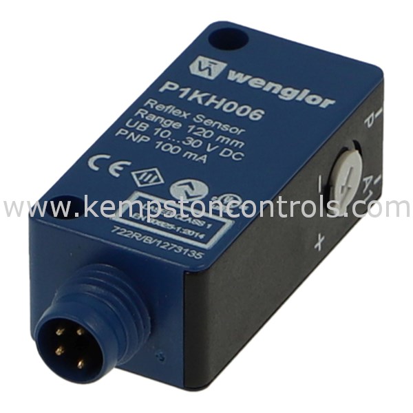 Wenglor P1KH006 WENGLOR PHOTOELECTRIC REFLEX SENSOR, , 120MM RANGE, PNP ...