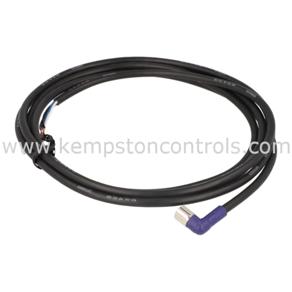 Omron XS3F-LM8PVC4A2M OMRON SENSOR CONNECTOR CABLE, M8, 4PIN, ANGLED, 2M | Kempston Controls