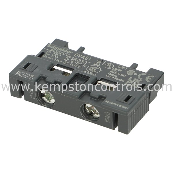 Schneider GVAE1 SCHNEIDER TESYS GV2 & GV3 AUXILLIARY CONTACT 1 NO/NC ...