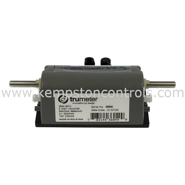 Trumeter 3602-192-TC TRUMETER 2:1 GEAR RATIO REVOLUTION COUNTER, TOP ...