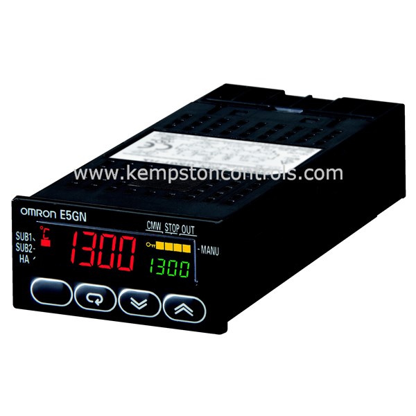 Omron E5GN-Q1TD-C AC/DC24 OMRON TEMPERATURE CONTROLLER, VOLTAGE OUTPUT, 1 AUX OUTPUT, 24VAC/DC ...