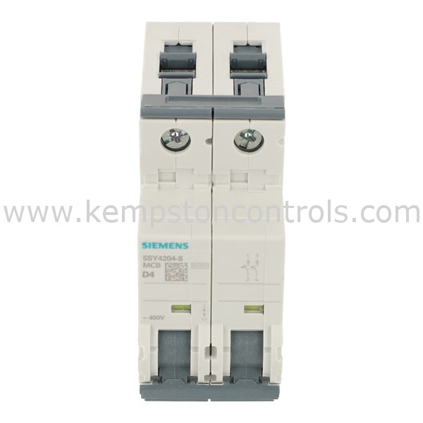 Siemens 5SY4204-8 SIEMENS MINIATURE CIRCUIT BREAKER 400 V 10KA, 2-POLE ...