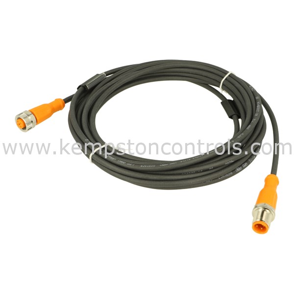 IFM EVC014 IFM JUMPER CABLE 4PIN M12 STR TO M12 STR 5M PUR | Kempston ...