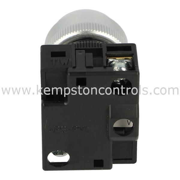 IDEC APW199DW IDEC TW WHITE PILOT LAMP HEAD 22.5MM CHROME BEZEL ...