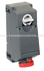 ILME TM3265KSP ILME SWITCHED SOCKET 32A 415V 5P IP67 (WALL MOUNTED ...