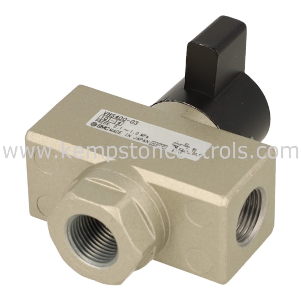 SMC VHS400-03 SMC VHS*0_, 3 PORT HAND VALVE, METRIC | Kempston Controls