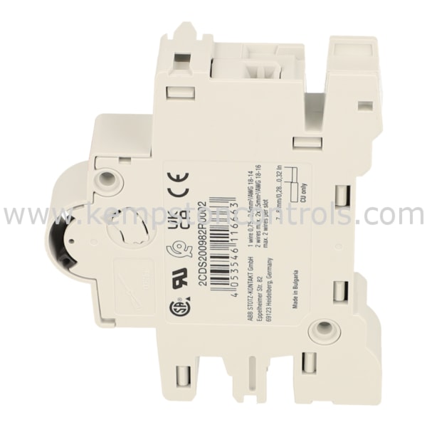 ABB 2CDS200982R0002 ABB SHUNT TRIP, 110-250VDC/110-415VAC, TO BE MOUNTED ON THE RIGHT SIDE OF ...