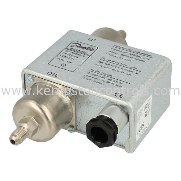 Danfoss 060B017291 DANFOSS DIFFERENTIAL PRESSURE SWITCH, MP55, 0.30-4.5 ...