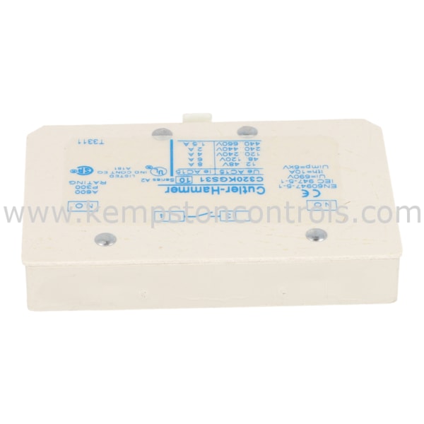 Eaton C320KGS31 EATON BASE MOUNT N.O AUX BLOCK LENGTH: 101.6MM WIDTH ...