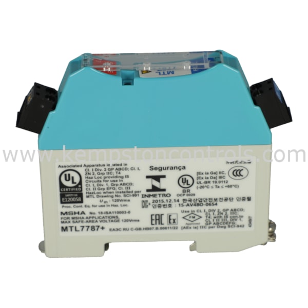 Eaton MTL MTL7787+ EATON 1 CHANNEL ZENER BARRIER, INTRINSIC SAFETY ...