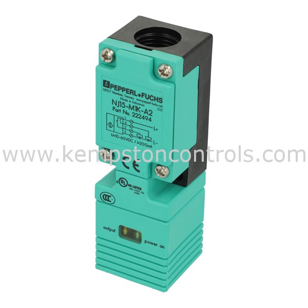 Pepperl + Fuchs NJ15-M1K-A2 P+F INDUCTIVE SENSOR, 15MM OPERATING DISTANCE, NON-FLUSH, PNP NO/NC ...