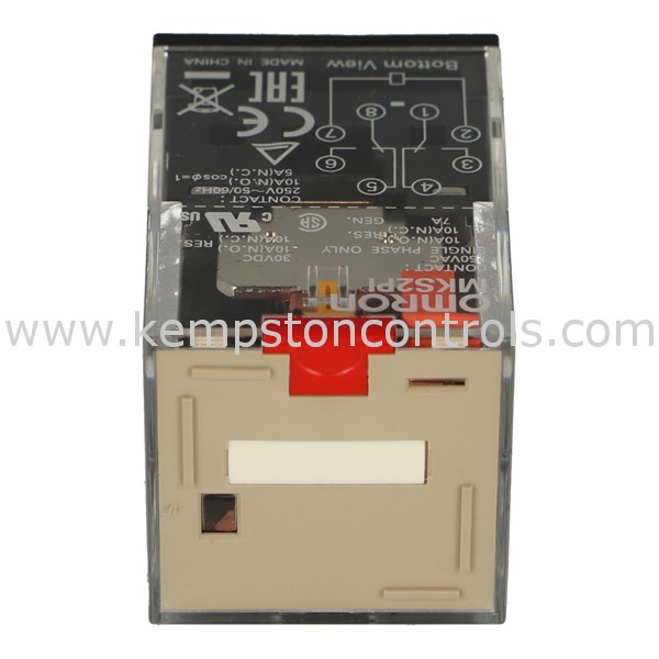 Omron MKS2PI AC230 OMRON RELAY, PLUG-IN, 8-PIN, DPDT, 10A, MECH ...