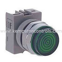 IDEC APW199D-G-12V IDEC ASSEMBLED PILOT LIGHT, GREEN, 12 VOLT, ROUND ...