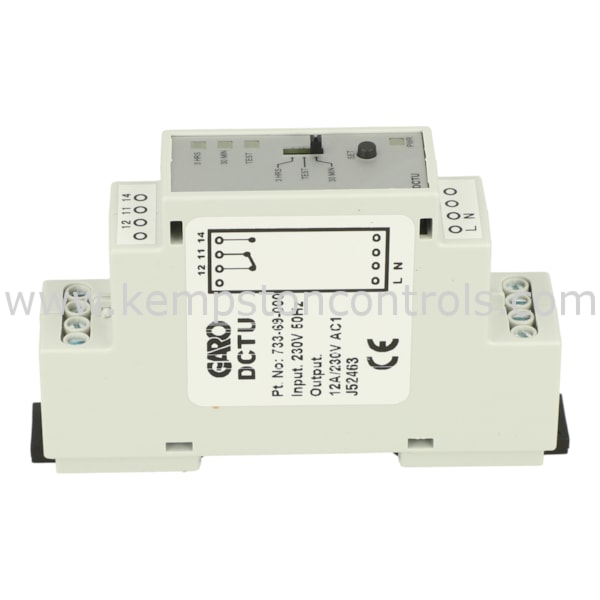 Other DCTU GARO DIN CENTRAL TEST UNIT, 230VAC, 50HZ, NO/NC CONTACT, DIN ...