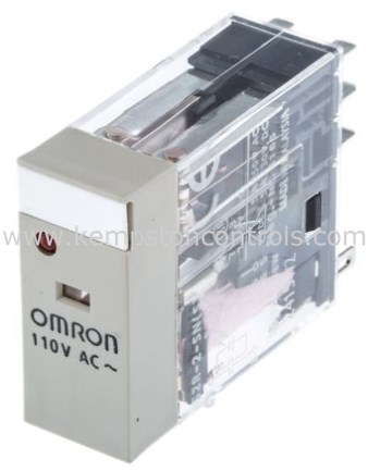 Omron G2R-2-SNI 110VDC (S) RELAY, PLUG-IN, 8-PIN, DPDT, 5A, MECH & LED ...