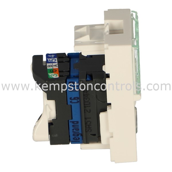Legrand 572302 LEGRAND RJ45 CAT6 UTP 1MOD WHITE LCS | Kempston Controls