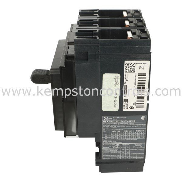 Schneider C25F3 SCHNEIDER CIRCUIT BREAKER BASIC FRAME COMPACT, 36KA, 415VAC, 50/60HZ, 250A ...