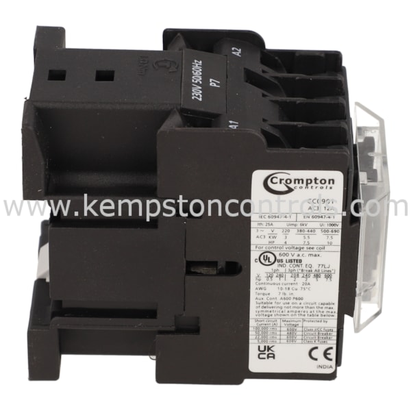 Crompton Controls CC0901-230V CROMPTON CONTROLS S3000 CC0901 3POLE AC ...