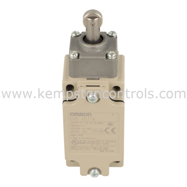 Omron D4B-4571N OMRON LIMIT SWITCH, ROLLER PLUNGER, SPDB NO/NC, SLOW ...