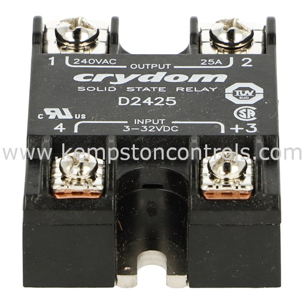 Crydom D2425 CRYDOM SOLID STATE RELAY, PANEL MOUNT, 0.04-25A, 3-32VDC ...