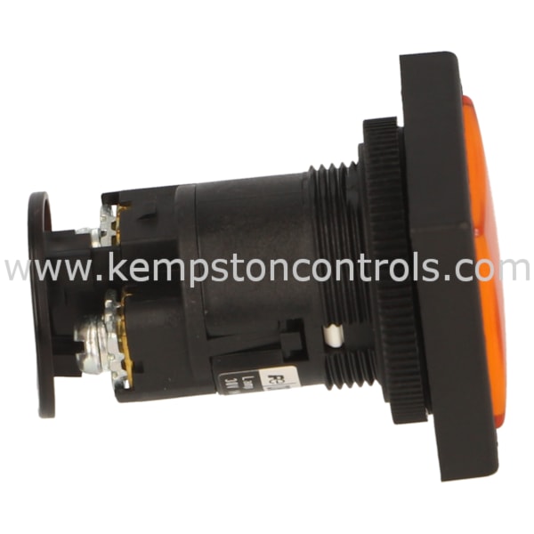 Fuji DR22F3M-E4A FUJI 24VAC/DC FLUSH SQUARE PILOT LIGHT ORANGE (BULB ...