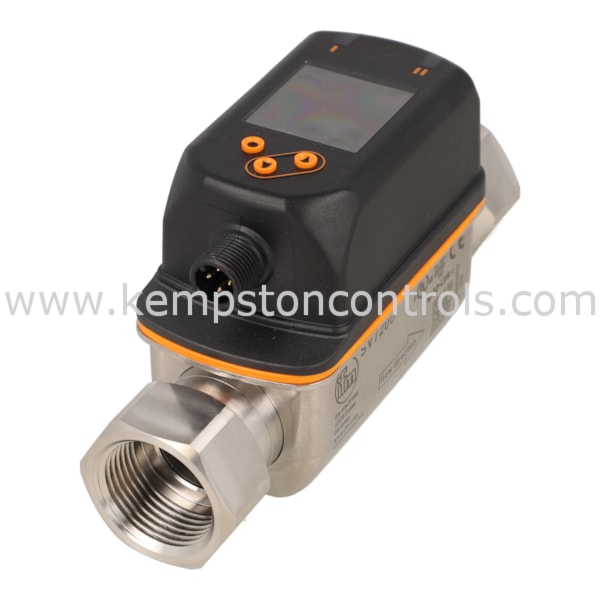 IFM SV7200 IFM VORTEX FLOW METER WITH DISPLAY, 0-100 I/MIN RANGE, 18 ...