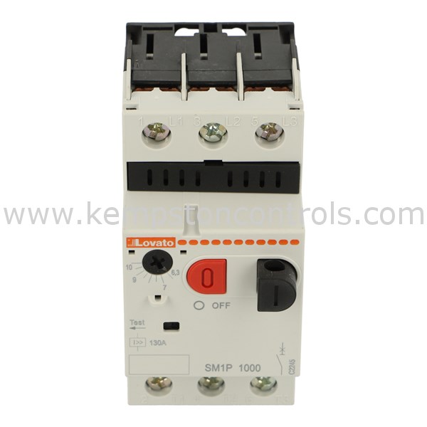 Lovato SM1P1000 LOVATO MOTOR PROTECTIVE CIRCUIT BREAKER 6.3 - 10A SM, 3 ...