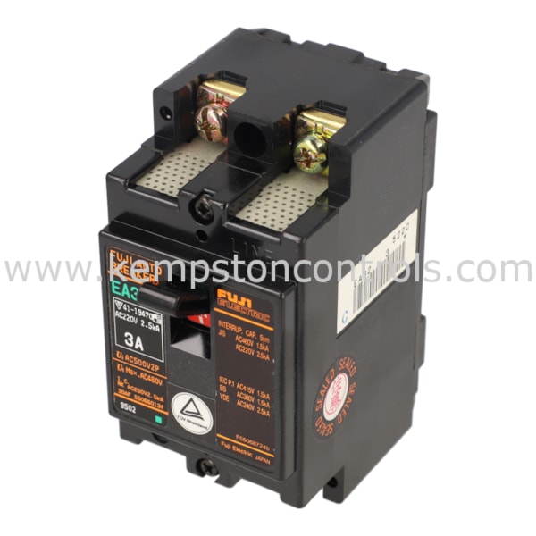 Fuji EA32/3 FUJI AUTO BREAKER, 2 POLE, 3 A | Kempston Controls