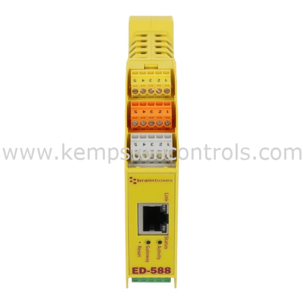 Brainboxes ED-588 BRAINBOXES ETHERNET TO 8 DIGITAL INPUTS + 8 DIGITAL OUTPUTS | Kempston Controls