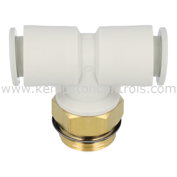 SMC KQ2T10-U03A SMC KQ2T, METRIC SIZE UNI ONE-TOUCH FITTINGS - MALE BRANCH TEE | Kempston Controls