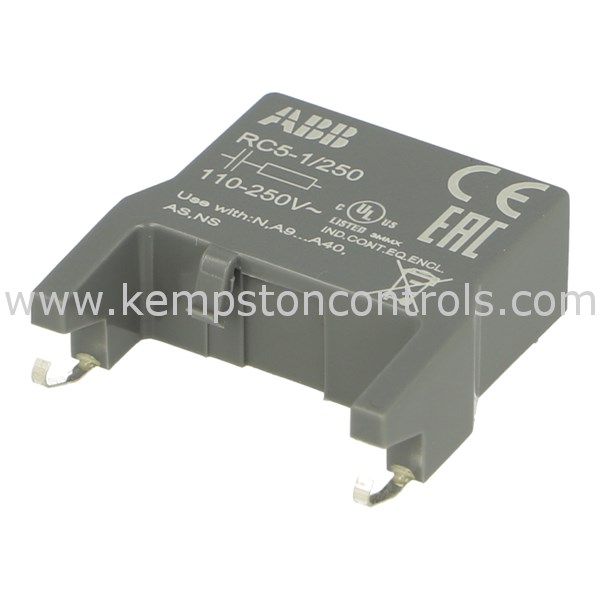 ABB 1SBN050100R1002 ABB SURGE SUPPRESSOR, 110-250VAC, 50/60HZ, TOP/SIDE ...