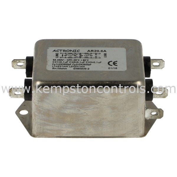 Actronic AR20.6A ACTRONIC AC FILTER, 250V