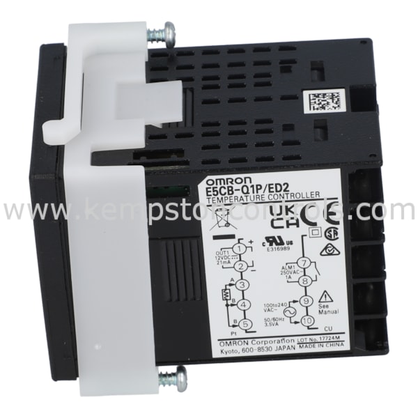 Omron E5CB-Q1P 100/240AC OMRON TEMPERATURE CONTROLLER ON/OFF OR PID CONTROL, PT100 RTD INPUT ...