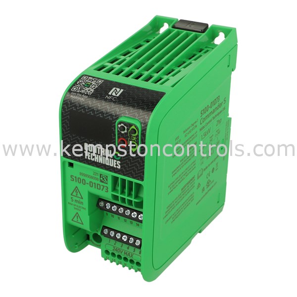 Nidec Drives S100-01D73-0A0000 NIDEC DRIVES COMMANDER S AC DRIVE 1/3 PHASE, MAX CONTINUOUS 7.5A ...