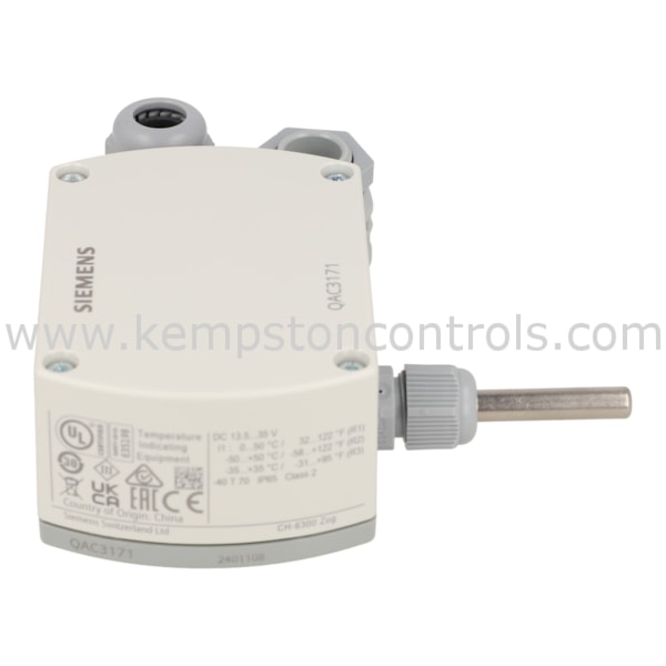 Siemens Smart Infrastructure QAC3171 SIEMENS OUTSIDE/ ROOM TEMPERATURE ...