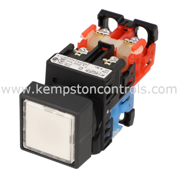 Fuji AR22F0M-11E3W FUJI ILLUMINATED PUSHBUTTON FLUSH SQUARE HEAD 1NO ...