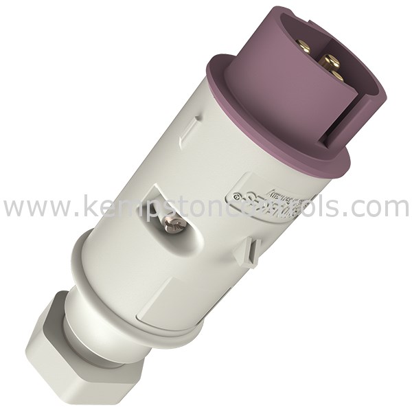 Mennekes 662A VIOLET PLUG IP44 16A 3P 20-25V | Kempston Controls