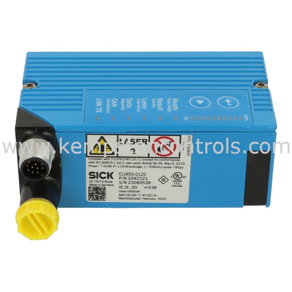 Sick CLV650-0120 SICK ETHERNET BARCODE SCANNER, LINE SCANNER, AUTO ...