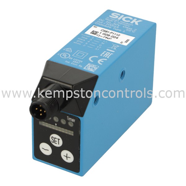 Sick CS81-P1112 SICK COLOUR SENSOR, 3MM RANGE, 10-30VDC, RECTANGULAR ...