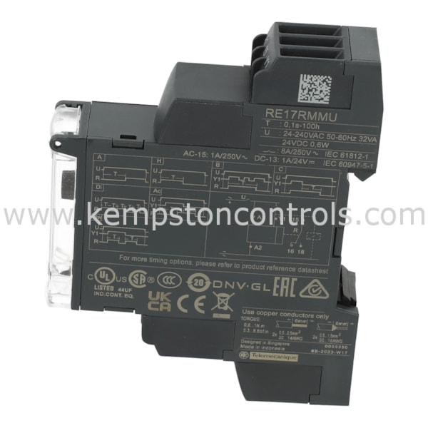 Schneider RE17RMMU SCHNEIDER TIME DELAY RELAY 10 FUNCTION 1S-100H ...