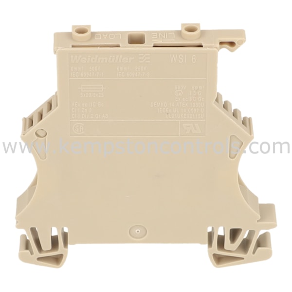 Weidmuller 2562730000 WEIDMULLER FUSE TERMINAL BLOCK, WSI 6, W SERIES ...