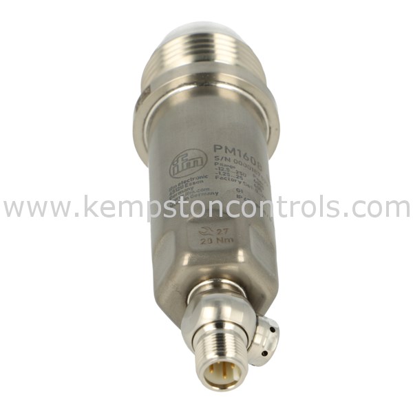 IFM PM1608 IFM ELECTRONIC PRESSURE SENSOR, -12.5-250MBAR RANGE, G1, 4 ...