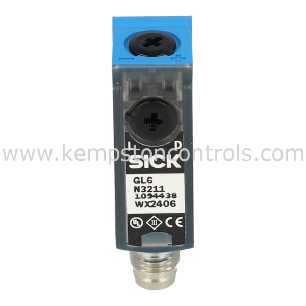 Sick GL6-N3211 SICK PHOTOELECTRIC RETRO-REFLECTIVE SENSOR, G6, 10-20VDC, 30MA, NPN, LIGHT/DARK ...