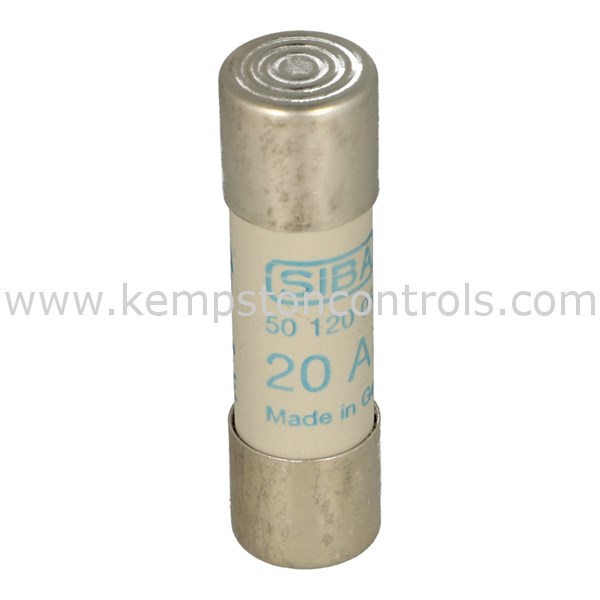 Siba 50-120-06/20A SIBA FUSE-LINK, CYLINDRICAL, 20A, 800VDC, 14X51MM ...
