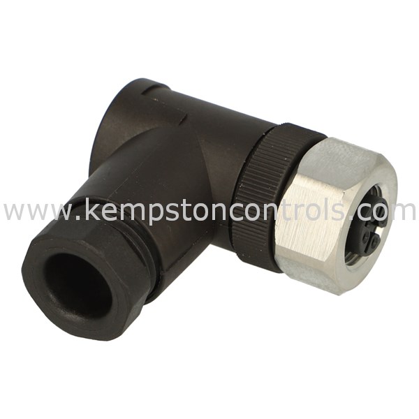 IFM E11252 IFM FIELD ATTACHABLE CONNECTOR, M12, FEMALE, ANGLED, 4 POLE ...