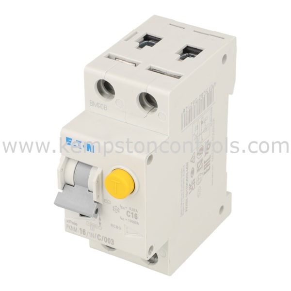 Eaton Moeller PKNM-16/1N/C/003-MW EATON MOELLER RCBO, 16A, 1 POLE + N, C TYPE, 30MA | Kempston ...