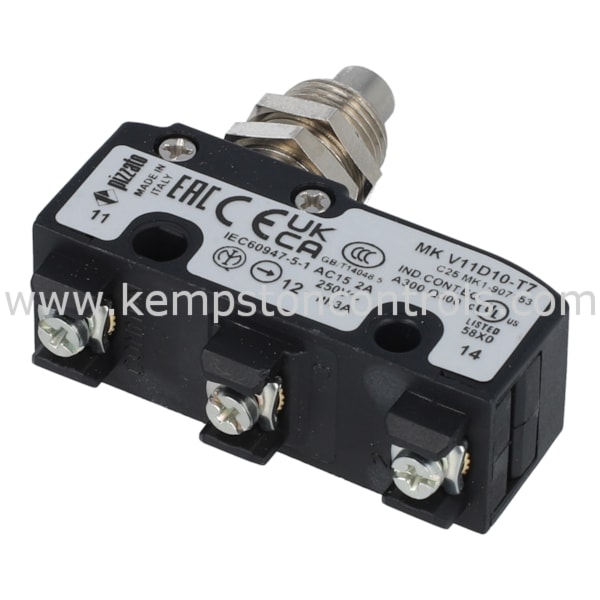 Pizzato MK V11D10-T7 PIZZATO MICROSWITCHES FOR HIGH TEMPERATURE UP TO ...