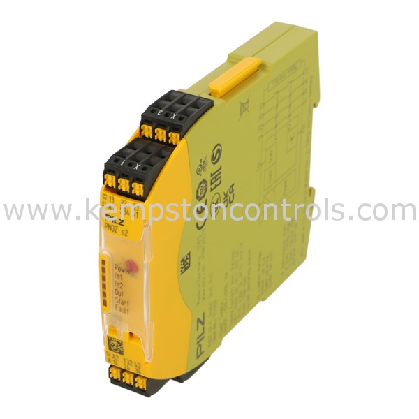 Pilz 751102 PILZ SAFETY RELAY, 1 CHANNEL WIRING, AUTO, 3NO, NC, 24V DC ...