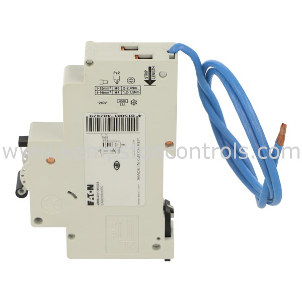 Eaton EAD20BH30C RCBO SP Type B 20A 30mA, 03/19/2024